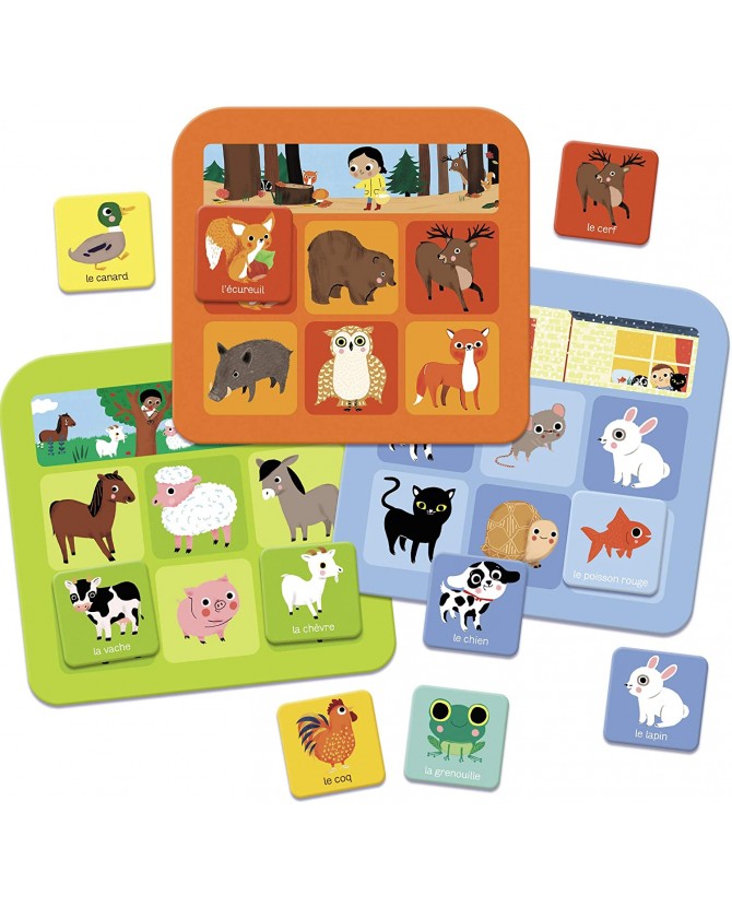 lOTO DES ANIMAUX FAMILIERS